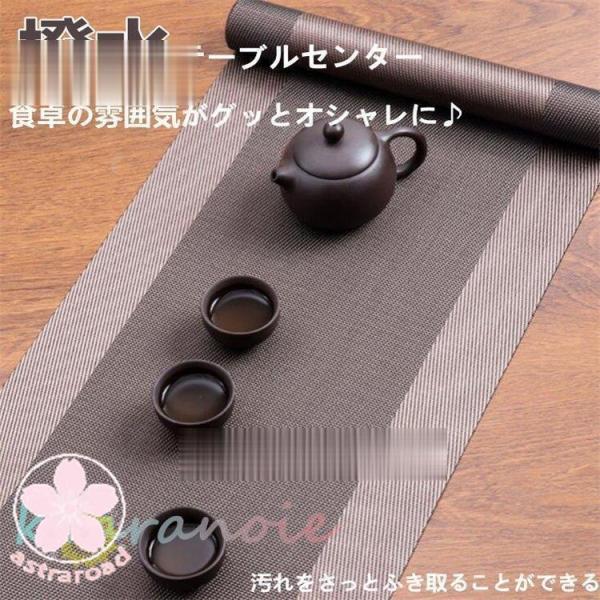 【適用場所】テーブルランナーは、クリスマス、ホリデー、結婚式、パーティー、家庭、キッチン、レストラン、ホテル、クラブなどを飾るために適で、お祝いの環境を作り出します。素材　PVC　カラー　ブラウン　シルバーサイズ（約）　30*120cm　3...