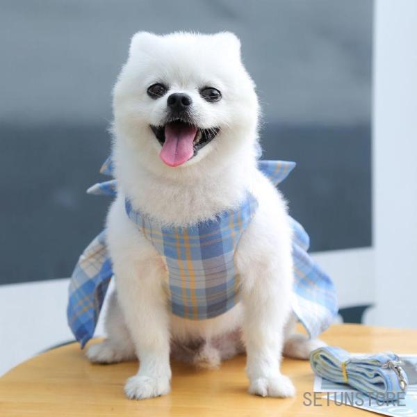 商品名:猫服 犬服 ペットウェア ペット服 キャットウェア ドッグウェア ノースリーブ JK服 チェック柄 かわいい 春夏秋 薄手 可愛い 袖なし 子犬 子猫 お洒落                            商品説明:猫服 犬...