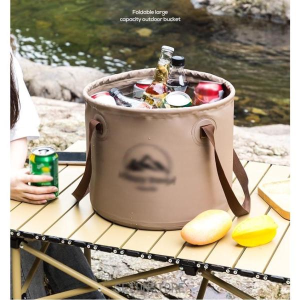 商品名:折りたたみ バケツ 20L 10L 2カラーから選べる 折り畳み バケツ 大容量 持ち運びに便利 ピクニック 収納 防水　アウトドア キャンプ 釣り 洗車                            商品説明:折り畳みバケ...