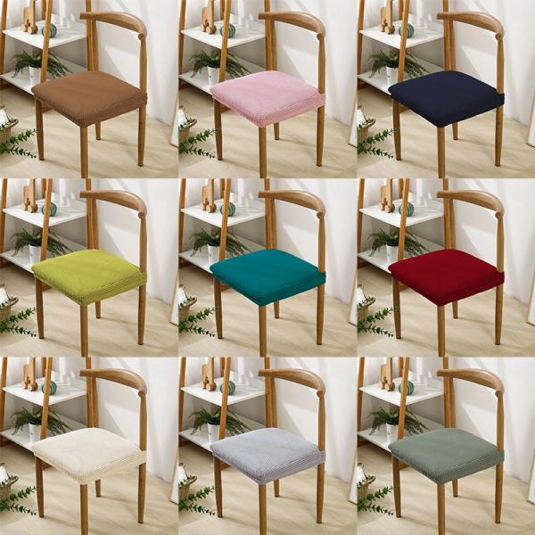 商品：椅子カバー簡単椅子のカバーです。柔らかく伸縮性が優れる素材、ぐんぐん伸びるから、様々な椅子に適用します。部屋の模様替え、お祝いやパーティーなどにもおススメです。サイズ：座面幅40-50cm，座面奥行40-50cm色：ローズレッド・ブラ...