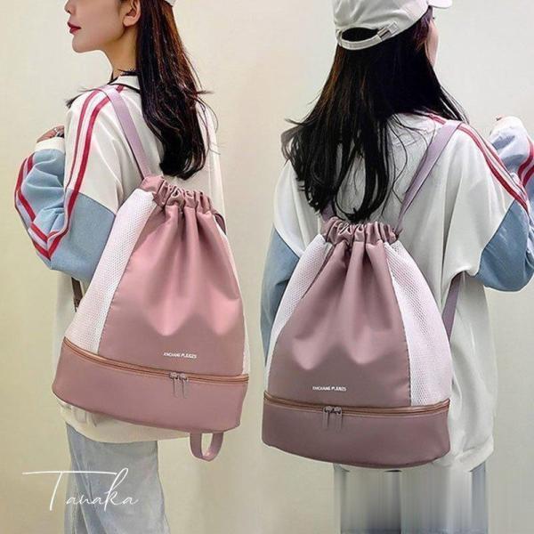 【サイズ】約幅34×高さ40×マチ19cm【素材】ポリエステル（内生地：ポリウレタンコーティング）内側は撥水加工生地を使用【原産国】中国※ポケット無し【カラー】グリーン、ピンク、パープル、ブラック【関連ワード】プール プール用品 プールグッ...