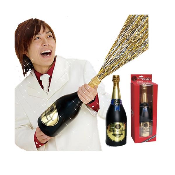 パーティーに必須アイテムクラッカー・スパークリングシャワー(弾2ケ付) 弾をセットし、プルタブを引くと金銀キラキラテープが80本飛び出します。弾を詰め替えて、繰り返し使える超おトクなクラッカーです。テープの飛距離は約5mです。スパークリング...