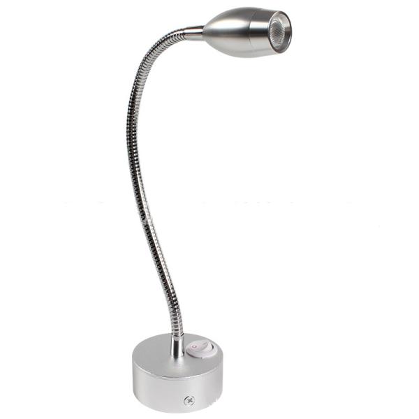 【サイズ】2枚目の写真にてご確認ください。【発光色】ウォームホワイト【商品説明】ファッショナブルなスポットライトが登場♪12V/24V対応、3W。仕上がりがよく質感の高いライトです。 RV リーディングライト アーム式 スイッチ式 手元ライ...