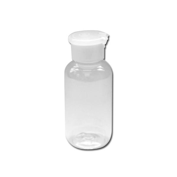 詰め替え容器100ml ワンタッチキャップ式透明ボトル 。すべての人に開けやすく、使いやすいキャップデザイン！フタを少し大きくすることで、指がかかり、開閉がスムーズです。力をかけずに開けられるように工夫されています。キャップの色は2トンカラ...