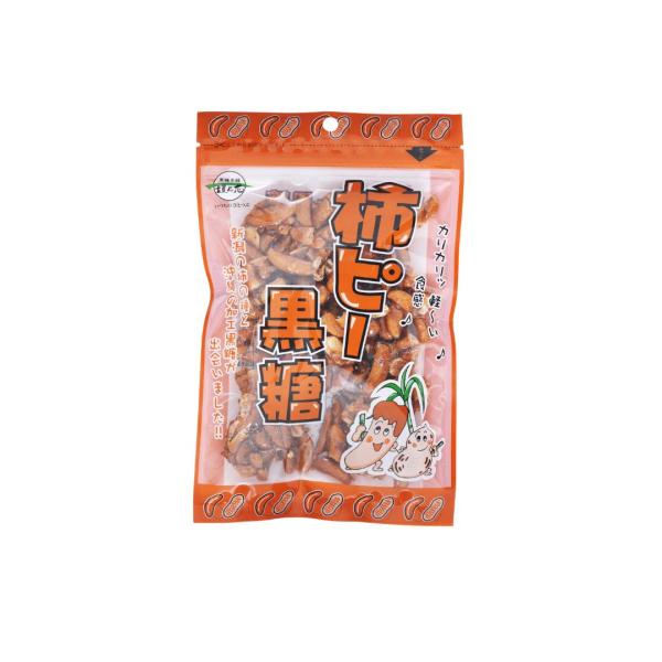 カリカリッとした柿の種の食感と黒糖の優しい甘さのお菓子です。沖縄の伝統的な手造りの製法で作られた加工黒糖に、新潟県産の柿の種を絡めた、新食感の加工黒糖菓子です。ピリ辛の柿の種と沖縄産黒糖の優しい甘さのバランスとカリカリッとした食感をお楽しみ...