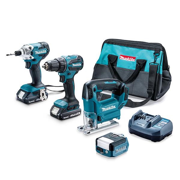 18V LXTベーシックモデルコンボキット。締付け・穴あけ・切断・LEDライトをひとまとめに。セット内容：■充電式インパクトドライバ TD156D商品サイズ(約)：長さ143×幅79×高さ223mm重量：約1.3kg1充電作業量(目安)：約...