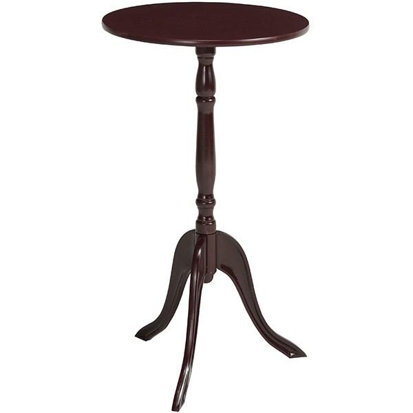 丸い天板とクラシカルな脚部が上品でオシャレなデザインのサイドテーブルです。ソファ横やベッドサイドに、小物置きに、玄関に、ディスプレイとして。ちょうど良いサイズの天板で、必要なものを近くに置ける便利なサイドテーブルです。省スペースで軽量なので...