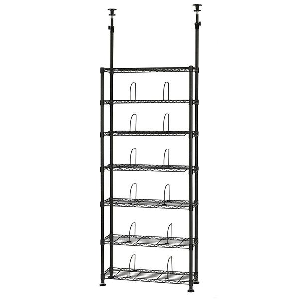 ヴィンテージ感のあるスタイリッシュなラックセット。ハンマートーン塗装で防錆性が高く傷にも強い塗装。スリム型オープンラックなので圧迫感なくスッキリ置ける。本などの重い物もしっかり収納。ブックエンドのように使えるディバイダー(間仕切り)付き。高...