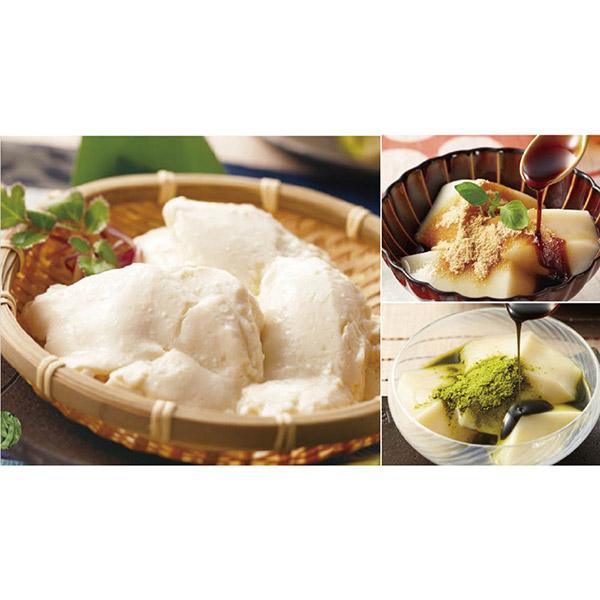 佐嘉「平川屋」の自信作「佐嘉おぼろ豆腐」と「豆乳もち」の詰合せ。セット内容：おぼろ豆腐400g×2、だし醤油150ml、豆乳もち(黒蜜黄粉付)100g×2、豆乳もち(抹茶蜜抹茶黄粉付)100g×2サイズ：縦265×横360×高さ128mm食...