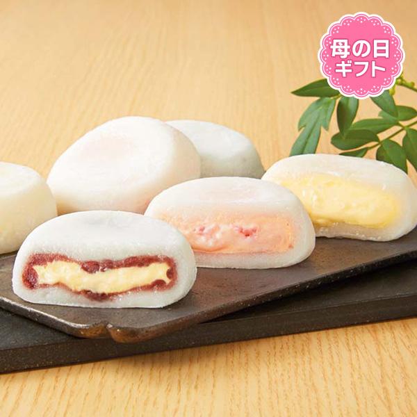 柔らかいとろける生地で「八天堂」のクリームを包んだくりーむ大福です。セット内容：カスタード×4、つぶあんカスタード×3、あまおう苺×3サイズ：縦195×横270×高さ125mm食品アレルギー特定原材料使用：乳,小麦,卵各種条件：簡易包装/冷...