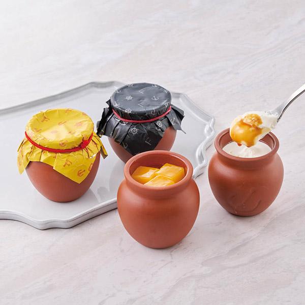 魔法の壷プリンと季節限定の壷プリンをバラエティ豊かにセットしました。セット内容：神戸魔法の壷プリン×4、神戸魔法の壷プリン(マンゴー)×2サイズ：縦177×横203×高さ100mm食品アレルギー特定原材料使用：乳,卵,大豆,ゼラチン各種条件...