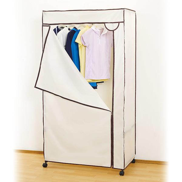 大切な衣類を日差しやホコリから守るフルカバータイプ。たっぷり収納できる、しっかりとした耐荷重。カバーは劣化しにくく丈夫でサラサラとしたポリエステル生地。バッグなどの小物も置ける収納棚。移動に便利なキャスター付き。工具不要で組み立て簡単。商品...