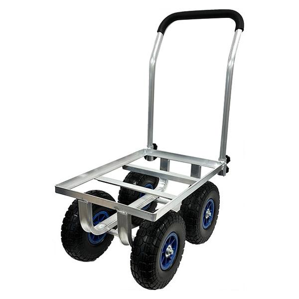 農作業や園芸用の収穫用台車に最適です。サイズ(約)：65×40×33.5cm荷台(約)：38×54cm耐荷重(約)：80kg本体重量(約)：6.5kg生産国：中国