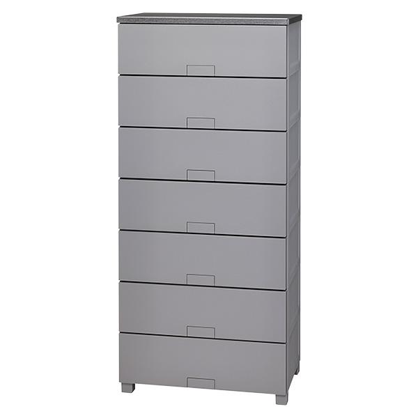 取っ手の存在を感じさせないフルフラットデザイン。インテリア性、実用性、サスティナビリティを兼ね備えたチェスト。TSPP環境負荷の少ない原料(PP再生材比率10%以上)を使用。天板は軽くて丈夫なハニカム構造。埃が入りにくい壁構造。引出ロック機...