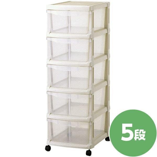 シンプルに快適に、キッチン、リビング、洗面所などで使うシーンが広がります。サイズ（約）：幅32×奥行41×高さ96cm（キャスター使用時）引出し寸法：幅25×奥行35×高さ15cm（5段）カラー：カプチーノ材質：本体/ポリプロピレン、キャス...