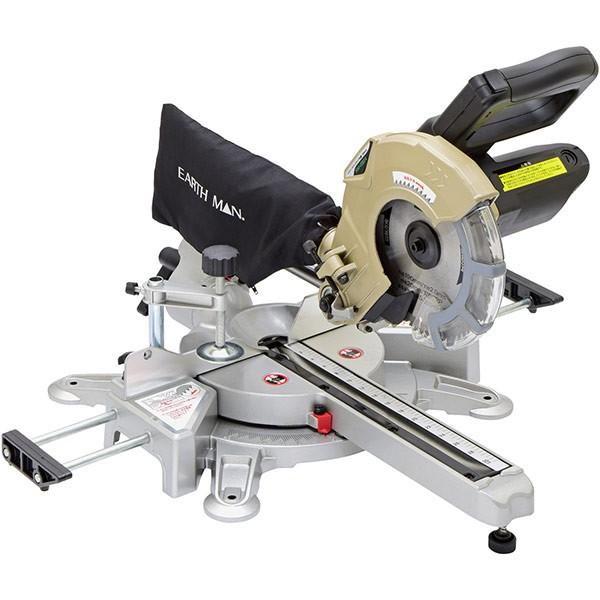 一般木材・合板の切断、各種角度切りに。305mm(1尺)一発切断！(ターンテーブル直角切断時)一般木材・合板の切断、各種角度切りに最適！幅の広い木材もラクラク切断！押し切り切断・スライド切断・角度切断・傾斜切断・複合切断可能。商品サイズ(約...