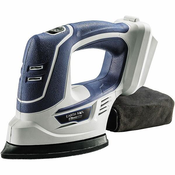 木材の表面仕上げに、木材・金属のコーナーや狭い所のサンディングに。●吸じん機能＋ダストバッグ付、研磨粉を吸じんしてクリーンな作業！●オービタル機構●面ファスナー式サンディングペーパー※バッテリーパック・充電器は別売となります。付属品：コーナ...