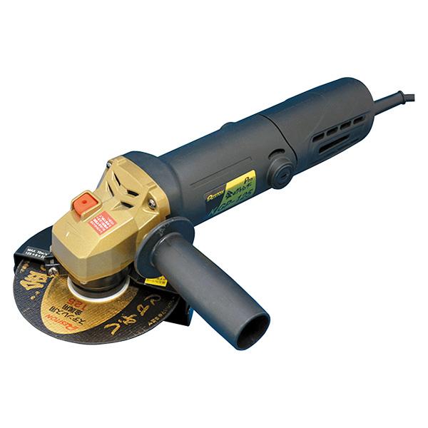 ディスクグラインダー、替え刃付き。抜群の使いやすさと使用感。切る・削る・磨く。シャープな切れ味で切断抵抗や火花、粉じんの量が減少。切断砥石2種が付いたお得なセット。商品サイズ(約)：幅143×奥行270×高さ113mm(付属品取付時)重量：...