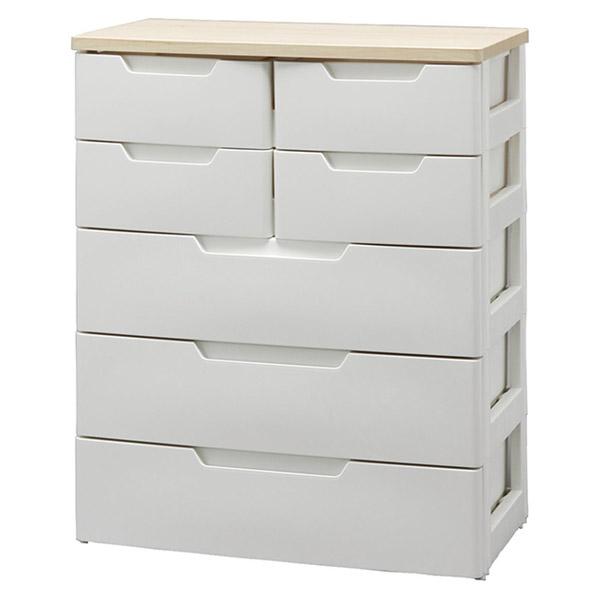 組み立て不要、小引き出し付き木天板のリビングチェストです。小引き出しには小物、大きい引き出しには衣類など、1つのチェストで様々なものを収納できます。金属スライドレール付きで、引き出しの開閉がラクラクです。引出しは取り外しができるので、季節に...