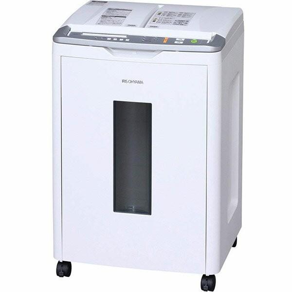 一度にA4コピー用紙320枚を約17分で自動裁断可能なオートフィードシュレッダーです。大容量53L（A4コピー用紙960枚）のダストボックスで、ゴミ捨て回数が軽減されます。くずならしアーム機能付きで裁断くずがダストボックスからあふれるのを防...