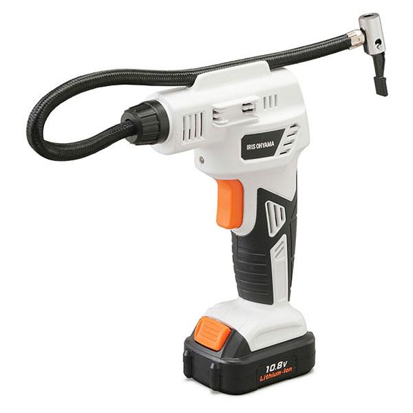 自転車から自動車まで対応、充電式エアコンプレッサー。ロードバイクなど空気圧の高いアイテムにも対応のパワフル＆スピード注入ひと目でわかる空気圧測定＆オートストップ機能商品サイズ(充電池含む)：幅約15.5×奥行約6.5×高さ約23.4cm質量...