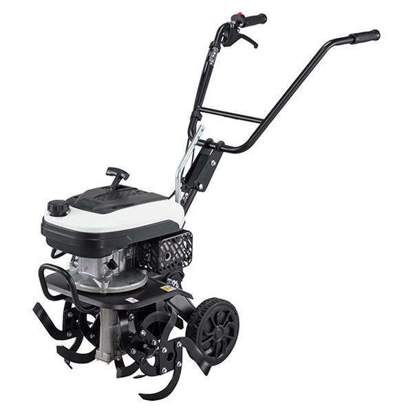 ●レバーを握れば動き、放せば止まるカンタン操作。●79ccエンジン搭載でとってもパワフル！1時間あたり約60坪の畑を耕せる●車に積めるコンパクトサイズ、ハンドルは折りたたみでき収納や持ち運びに便利●耕せる幅は2段階に調整可能、分割式ローター...