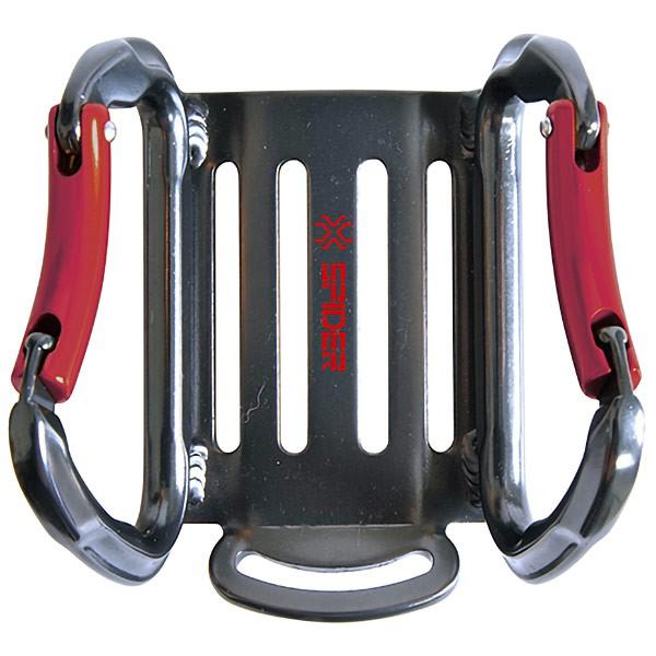 ベルトに装着して工具などの吊り下げに。高強度、アルミ鍛造極太カラビナを採用しています。簡易工具などの吊り下げに最適です。カラビナ2個付なので多くの工具が吊り下げ可能です。スパイダーシリーズとしてデザインを統一できます。商品サイズ(約)：幅1...