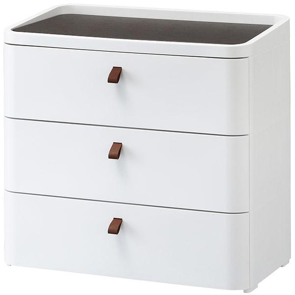 美しい流線形状が特徴のハイクラスチェスト。引き手に本革ベルトを使用することで、高級感を引き立てます。木天板はダークブラウン/オールドウッドのリバーシブル仕様。後ろに物が落下するのを防ぐデザイン。全体を壁で覆ったALLカバーデザインで、中にホ...