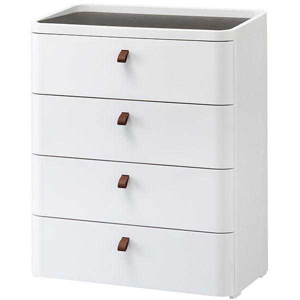 美しい流線形状が特徴のハイクラスチェスト。引き手に本革ベルトを使用することで、高級感を引き立てます。木天板はダークブラウン/オールドウッドのリバーシブル仕様。後ろに物が落下するのを防ぐデザイン。全体を壁で覆ったALLカバーデザインで、中にホ...