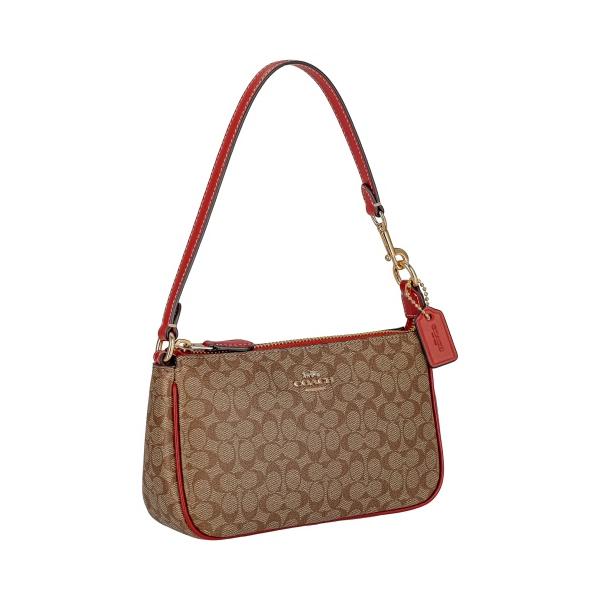 コーチ アウトレット（COACH OUTLET）のショルダーバッグが、入荷しました。コーチのショルダーバッグです。シグネチャー柄PVC素材とレザーを組み合わせたお洒落なアイテムです。コンパクトなサイズ感で、貴重品などを持ち運ぶのに便利です。...