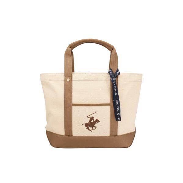 ビバリーヒルズポロクラブ（BEVERLY HILLS POLO CLUB）のトートバッグが、入荷しました。<br /><br />ビバリーヒルズ ポロクラブのトートバッグです。正面にほどこされた刺繍デザインがワンポイ...