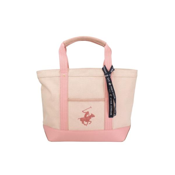 ビバリーヒルズポロクラブ（BEVERLY HILLS POLO CLUB）のトートバッグが、入荷しました。<br /><br />ビバリーヒルズ ポロクラブのトートバッグです。正面にほどこされた刺繍デザインがワンポイ...