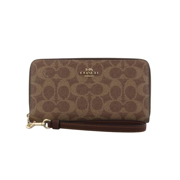 コーチ アウトレット（COACH OUTLET）の【ロング ジップ アラウンド ウォレット・シグネチャー キャンバス】長財布が、入荷しました。コーチ アウトレット 長財布 レディース ロング ジップ アラウンド ウォレット・シグネチャー キ...