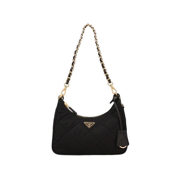 プラダ（PRADA）の【トライアングルロゴ】ショルダーバッグが、入荷しました。プラダ ショルダーバッグ レディース トライアングルロゴ ブラック PRADA 1BC204 V QOO 2AOS F0002 NERO【返品不可商品】