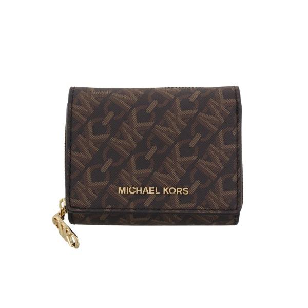マイケルコース（MICHAEL KORS）の三つ折り財布 コンパクト財布が、入荷しました。マイケルコース 三つ折り財布 コンパクト財布 レディース ブラウン MICHAEL KORS 32S4G8ED8B 227 BRN LUGGAGEマイ...
