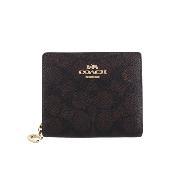 コーチ アウトレット（COACH OUTLET）の【スナップ ウォレット・シグネチャー キャンバス】二つ折り財布が、入荷しました。コーチ アウトレット 二つ折り財布 レディース スナップ ウォレット・シグネチャー キャンバス ブラウン CO...