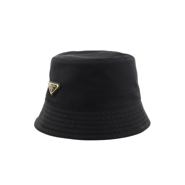 プラダ（PRADA）の【トライアングル ロゴ】帽子 バケットハットが、入荷しました。プラダ 帽子 バケットハット レディース トライアングル ロゴ ブラック PRADA 1HC137 2DMI F0632 NERO 1リナイロン素材の軽量で...