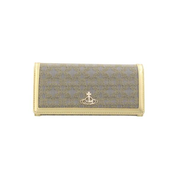 ヴィヴィアンウエストウッド（Vivienne Westwood）の長財布が、入荷しました。ヴィヴィアンウエストウッド 長財布 レディース ゴールド Vivienne Westwood 51040027 W00I2 R401 GOLD/GRE...