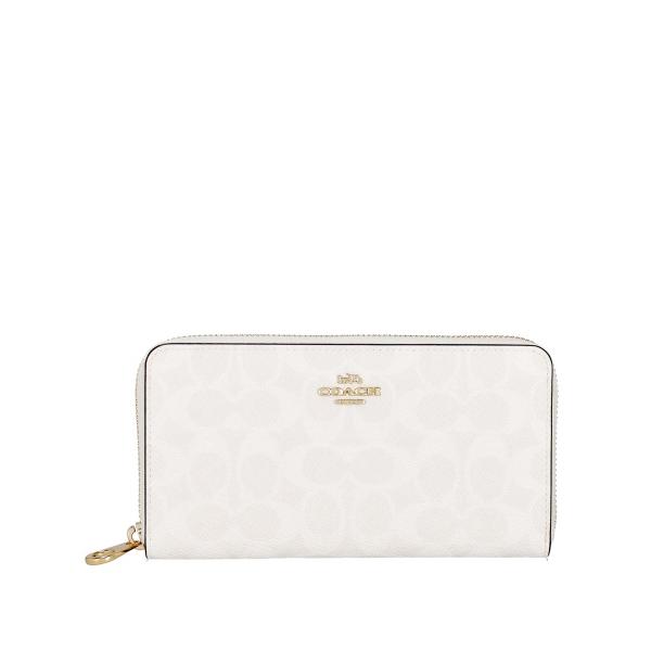 コーチ アウトレット（COACH OUTLET）の【ロング ジップ アラウンド ウォレット・シグネチャー キャンバス】長財布が、入荷しました。コーチ アウトレット 長財布 レディース ロング ジップ アラウンド ウォレット・シグネチャー キ...