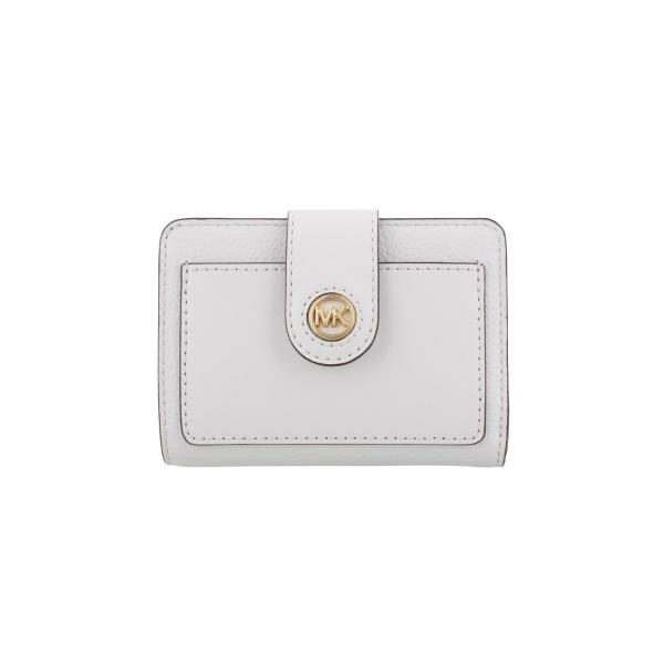 マイケルコース（MICHAEL KORS）の二つ折り財布が、入荷しました。マイケルコース 二つ折り財布 レディース MICHAEL KORS 32H3G0KD5L 085 OPTIC WHITE上質なぺブルレザー（牛革）を贅沢に使用しており...