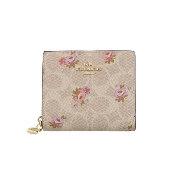 コーチ アウトレット（COACH OUTLET）の二つ折り財布が、入荷しました。コーチ アウトレット 二つ折り財布 レディース ベージュ COACH OUTLET CAR14 IMSAS サンドマルチコーチ アウトレットの「スナップ ウォレ...