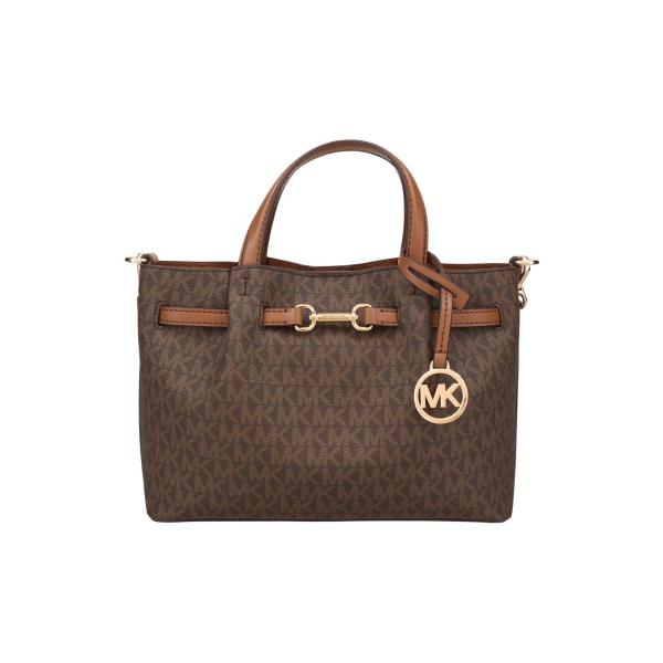 マイケルコース（MICHAEL KORS）の【カーソン スモール シグネチャー ロゴ サッチェル】ハンドバッグが、入荷しました。マイケルコース ハンドバッグ レディース カーソン スモール シグネチャー ロゴ サッチェル ブラウン MICH...