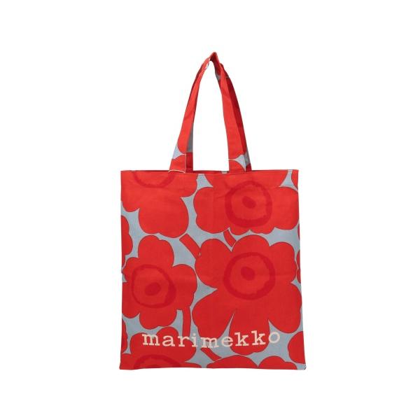 マリメッコ（marimekko）のトートバッグが、入荷しました。マリメッコ トートバッグ レディース レッド marimekko 95321 537 Red/Light Blue/Dark Redブランドの顔である「ウニッコ（ケシの花）」柄...