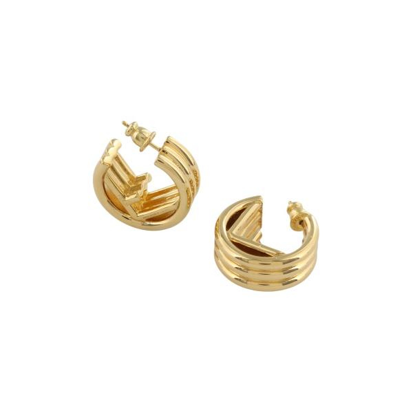 フェンディ（FENDI）のピアスが、入荷しました。フェンディ ピアス レディース F IS ゴールド FENDI 8AK990 B08 F0CFK SOFT-GOLDフェンディのアイコニックな「F」ロゴをサークル内に配した「F IS FEN...