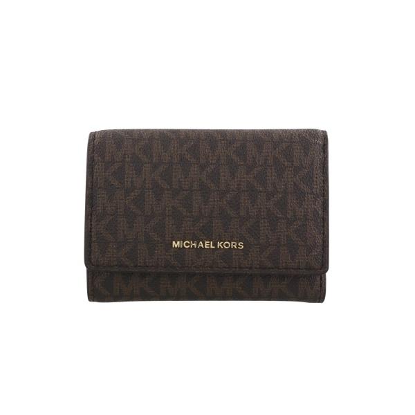 マイケルコース（MICHAEL KORS）の三つ折り財布が、入荷しました。<br /><br />マイケルコース 三つ折り財布 レディース ブラウン MICHAEL KORS 32S5GYTP1B 252 BRN A...