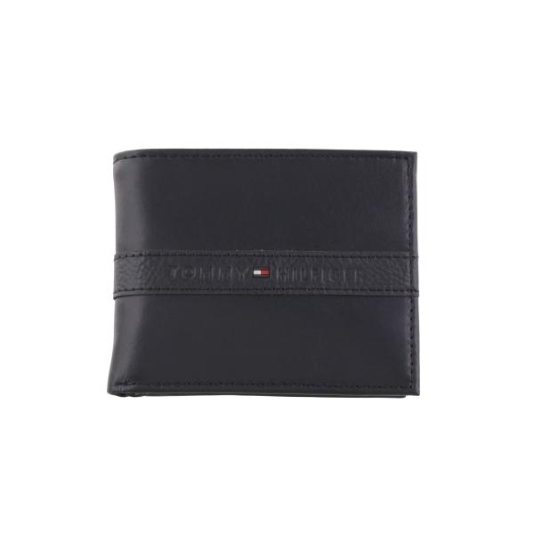トミー（TOMMY HILFIGER）の二つ折り財布が、入荷しました。<br /><br />トミーヒルフィガー 二つ折り財布 メンズ ブラック TOMMY HILFIGER 31TL130088 001 BLACK...