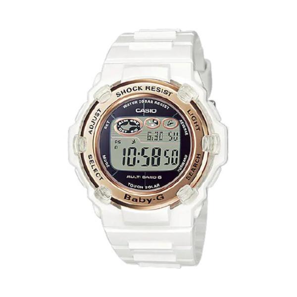 カシオ（CASIO）の腕時計が、入荷しました。カシオ CASIO BGR-3003U-7AJF ベビーG Baby-G 腕時計Baby-Gより、薄型ラウンドフェイスが特徴的なデジタルのモデルの登場です。ホワイトのシンプルなカラーで仕上げた、...
