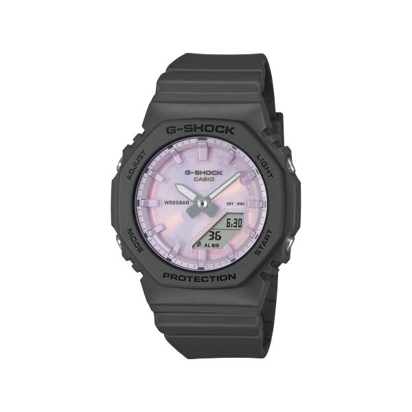 カシオ（CASIO）の腕時計が、入荷しました。カシオ 腕時計 レディース Gショック G−SHOCK WOMEN GMA-P2100PC-1AJF CASIO人気の八角形（オクタゴン）フォルムを持つ2100シリーズをベースに、小型化し、華や...