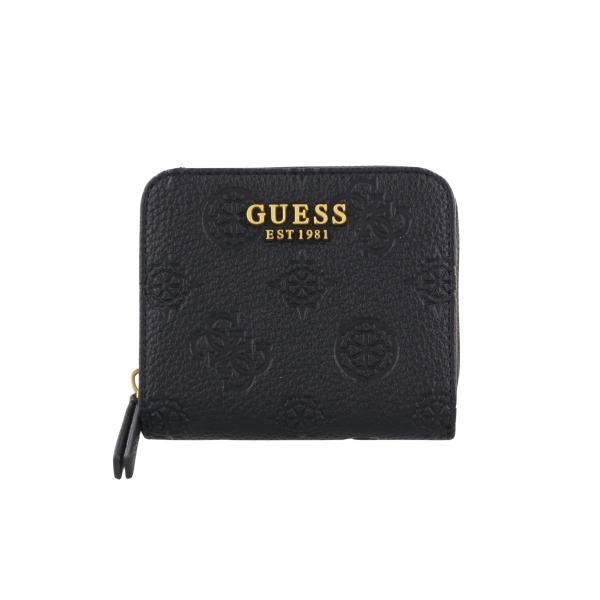 ゲス（GUESS）の【IZZY peony debossed / MINI ZIP AROUND】二つ折り財布が、入荷しました。ゲス 二つ折り財布 レディース IZZY peony debossed / MINI ZIP AROUND ブラ...