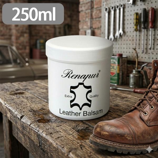 【送料無料】蜜蝋・ホホバ油を配合した天然、化粧品品質の保革用トリートメントです。革に必要な油分を補いワックス成分が表面を保護、自然な艶をよみがえらせます。撥水効果があり、防水スプレーなども不要、有機溶剤を使用していないため安心してご使用いた...